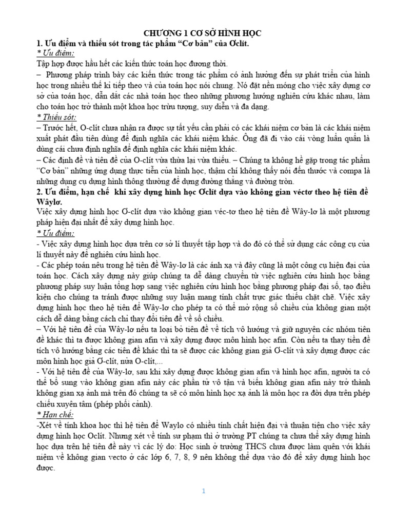 Lý thuyết DHHH | PDF