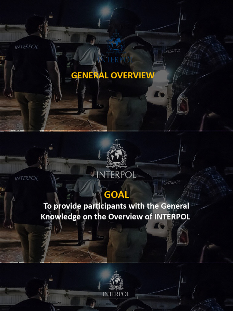 2ND-INTERPOL - General Overview - WEEK 1 | PDF | Police | Governance
