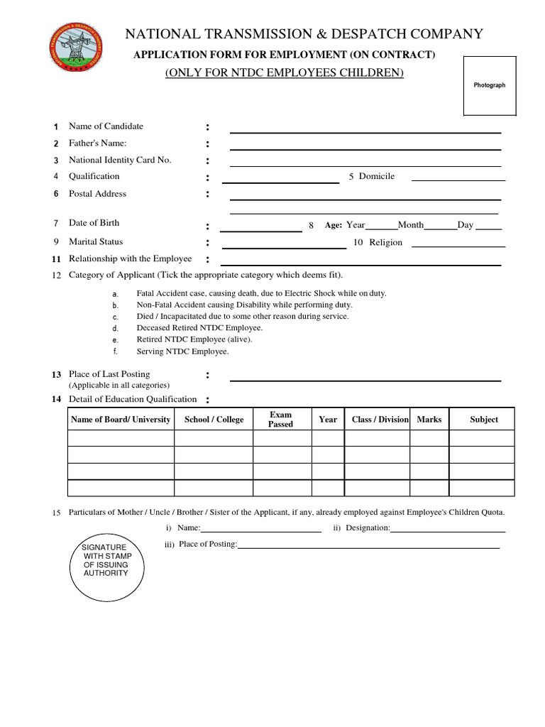 Proforma For Application Under ECQ | PDF