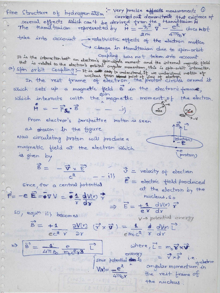 Hyperfine Structure | PDF