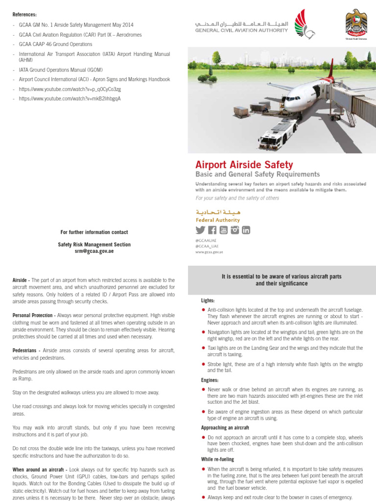 Brochure - Airport and Airside Safety | PDF | Airport | Transport