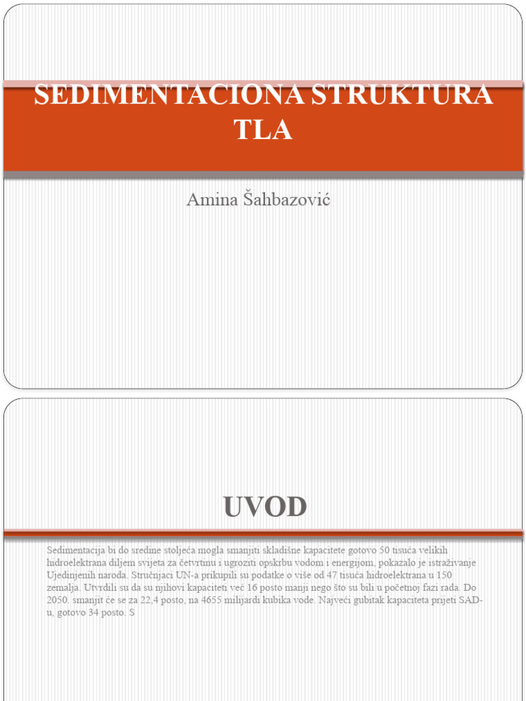 Sedimentaciona Struktura Tla | PDF