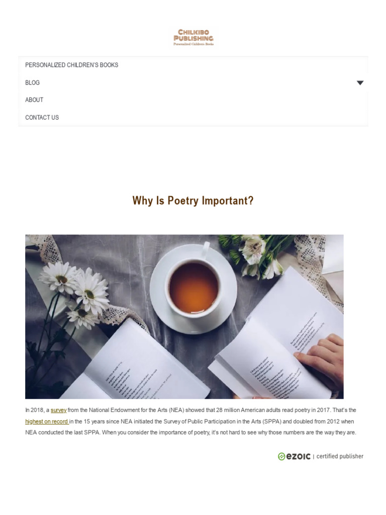 Importance of Poetry in Society | PDF | Poetry | Thought