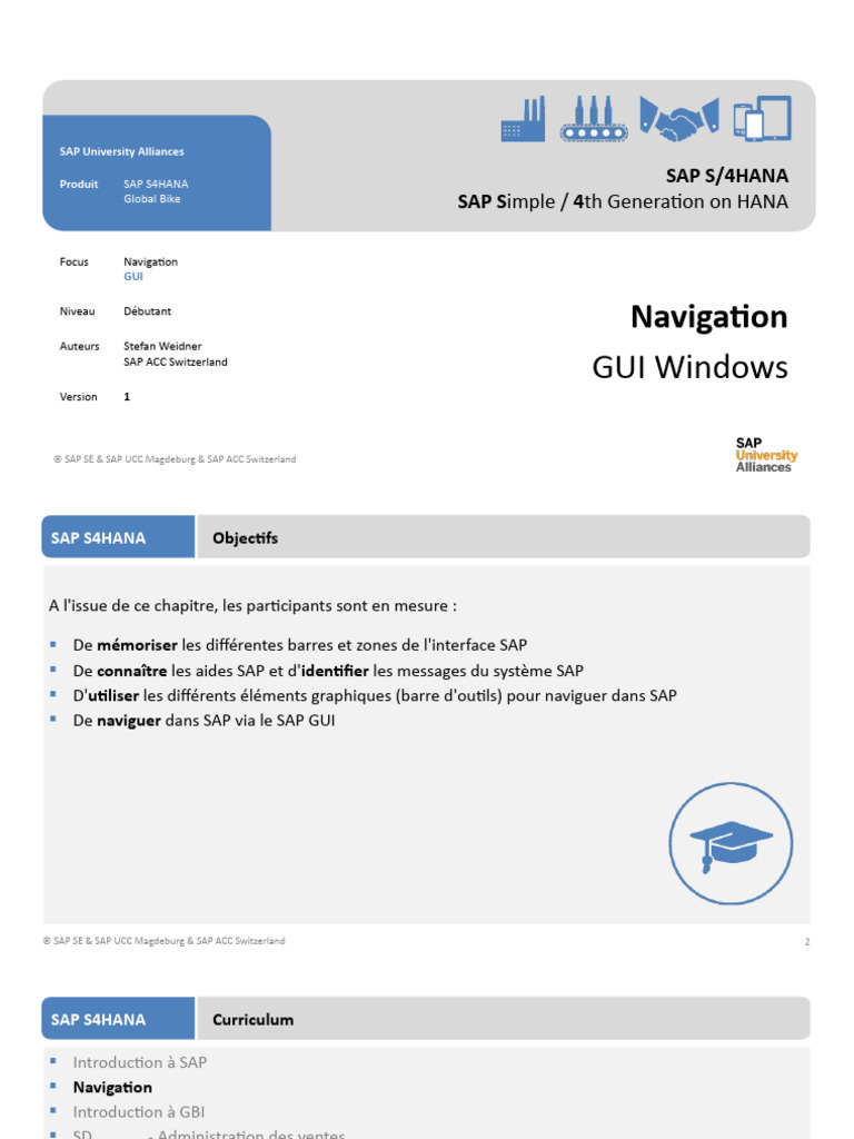 Document D'aide - Navigation - SAP | PDF | Interface graphique | Capture d'écran
