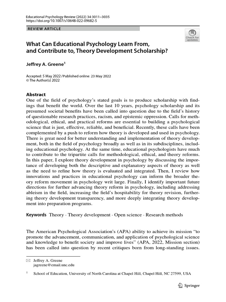 Bridge Theory Psychology