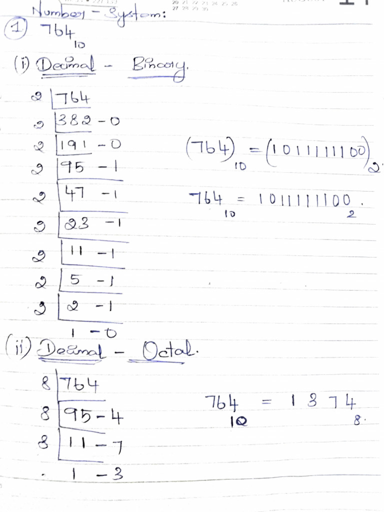 Numbers System | PDF