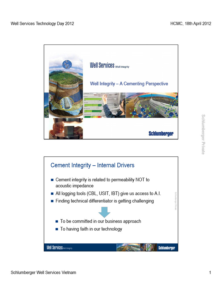 Well Integrity Process - 04 Apr 11 | PDF | Rheology | Life Cycle Assessment