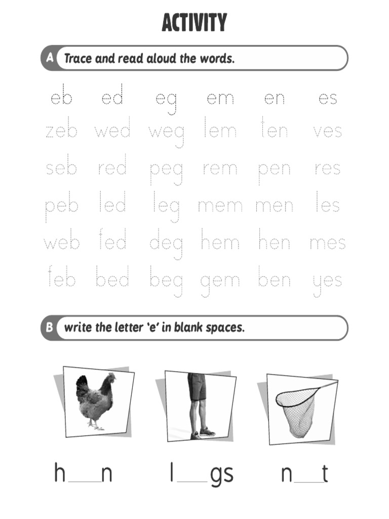 Phonics e and i | PDF