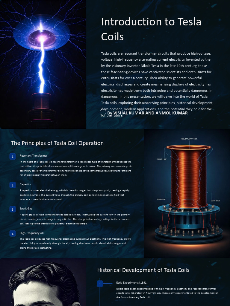 Introduction-to-Tesla-Coils | PDF | Transformer | Inductor