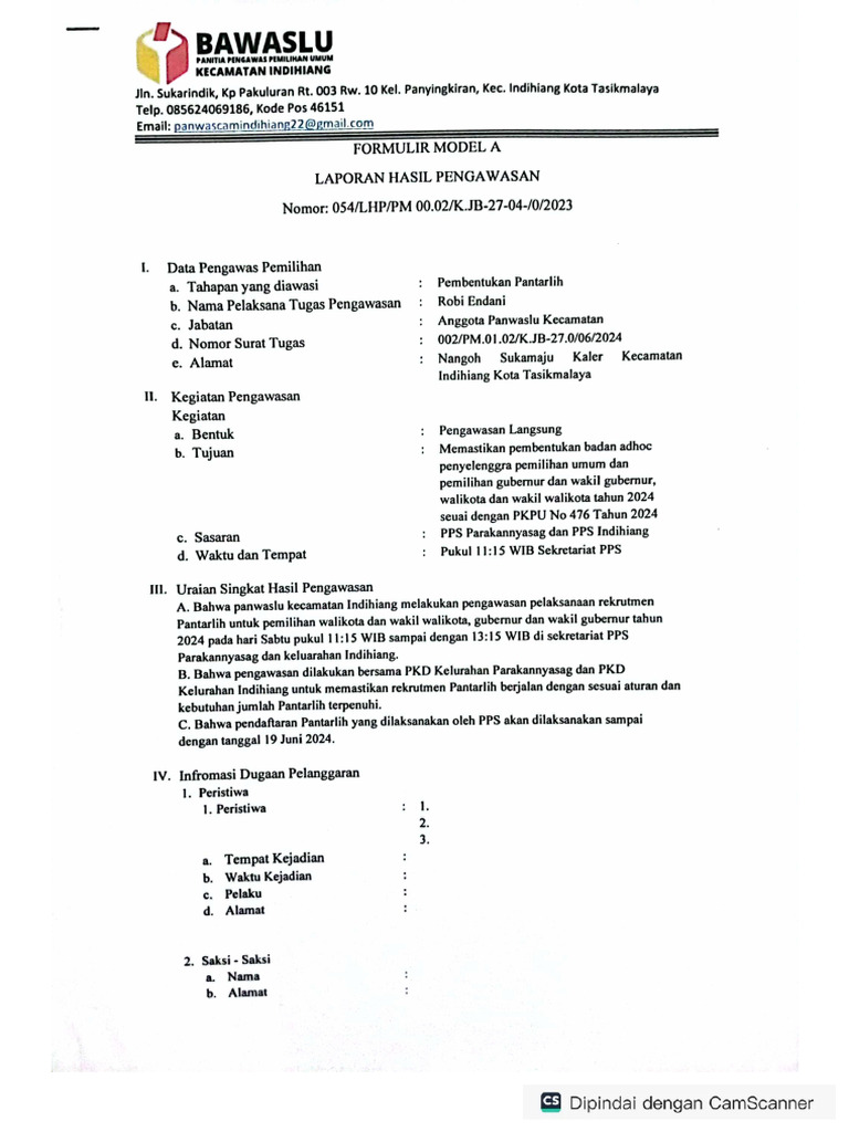 LHP Robi Endani 2 | PDF