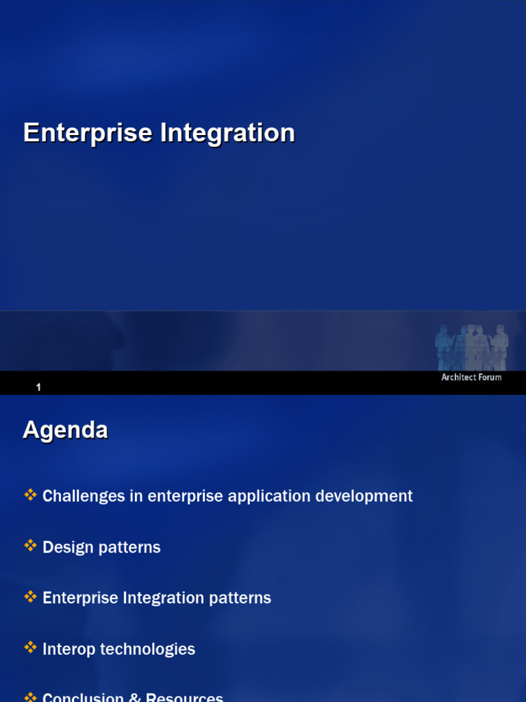 Enterprise Integration | Download Free PDF | Web Service | Service Oriented Architecture