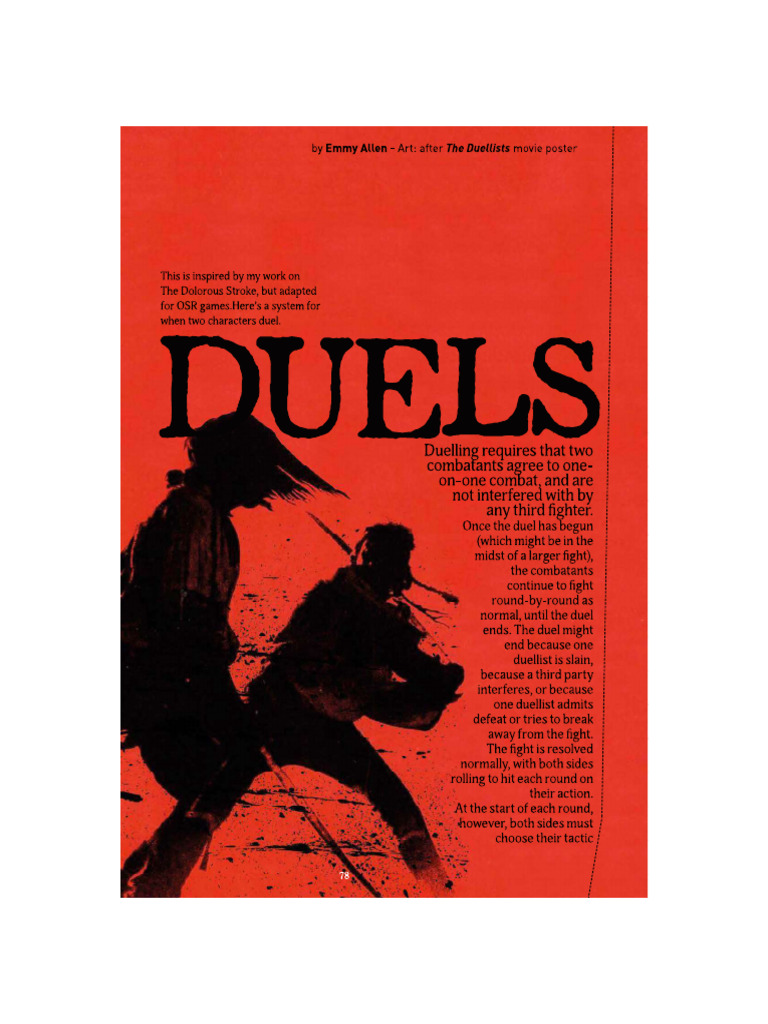 Duels | PDF