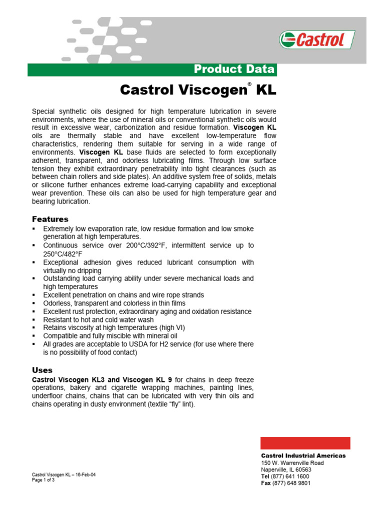 Viscogen KL23 en | PDF | Lubricant | Viscosity
