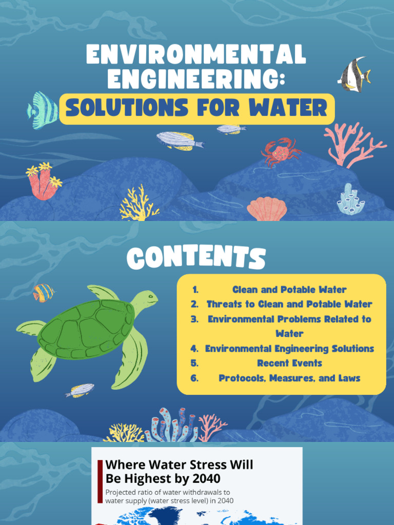 Environmental Engineering Solution To Water - Related Problems | PDF | Water Pollution ...