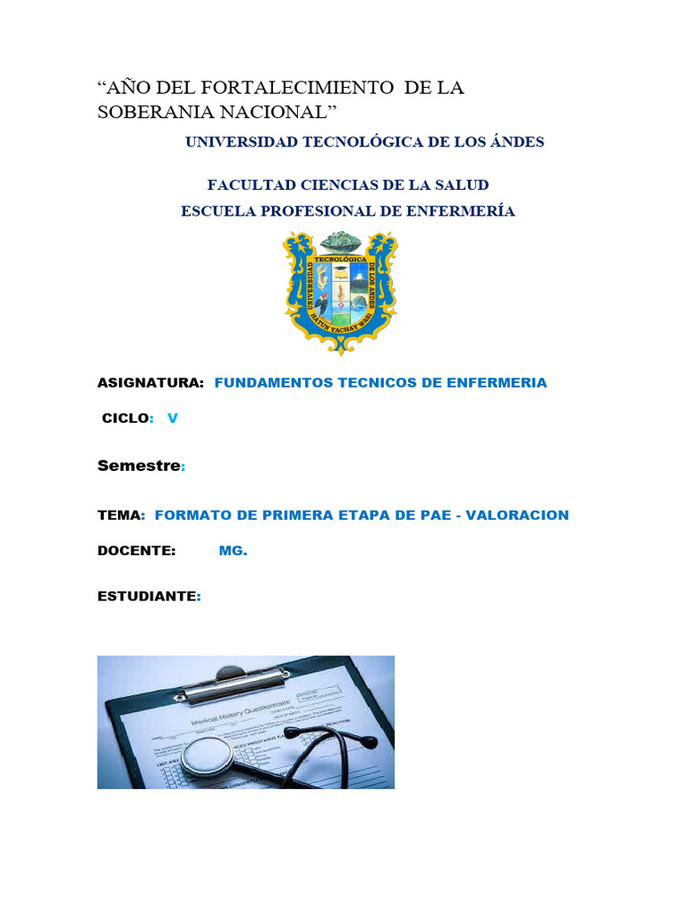 Formato De Pae Pdf Lipoproteína índice De Masa Corporal