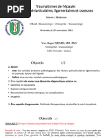 Signe de l'épaulette en traumatologie | PDF | Épaule | Appareil locomoteur