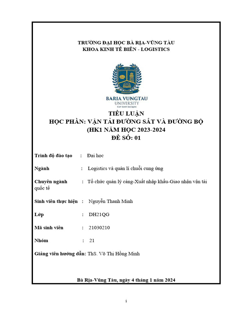 NguyenThanhMinh21030210 VTDS DB | PDF