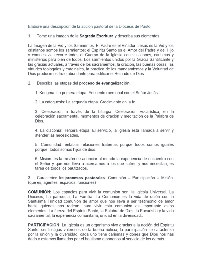 Ultima Tarea | PDF | eucaristía | Sacramentos