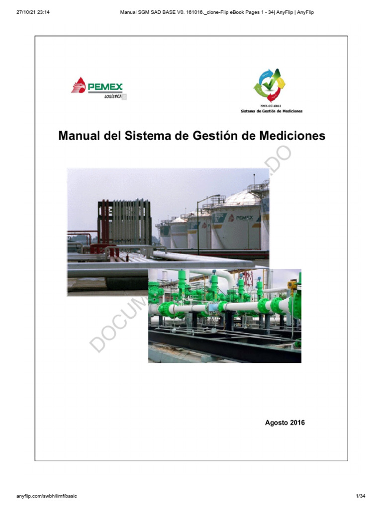 Manual Sistema de Gestión de Las Mediciones | PDF