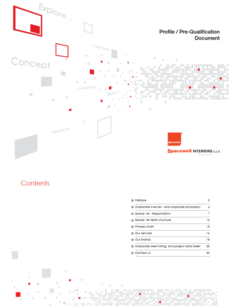 Spacewell Interiors Profile | PDF | United Arab Emirates