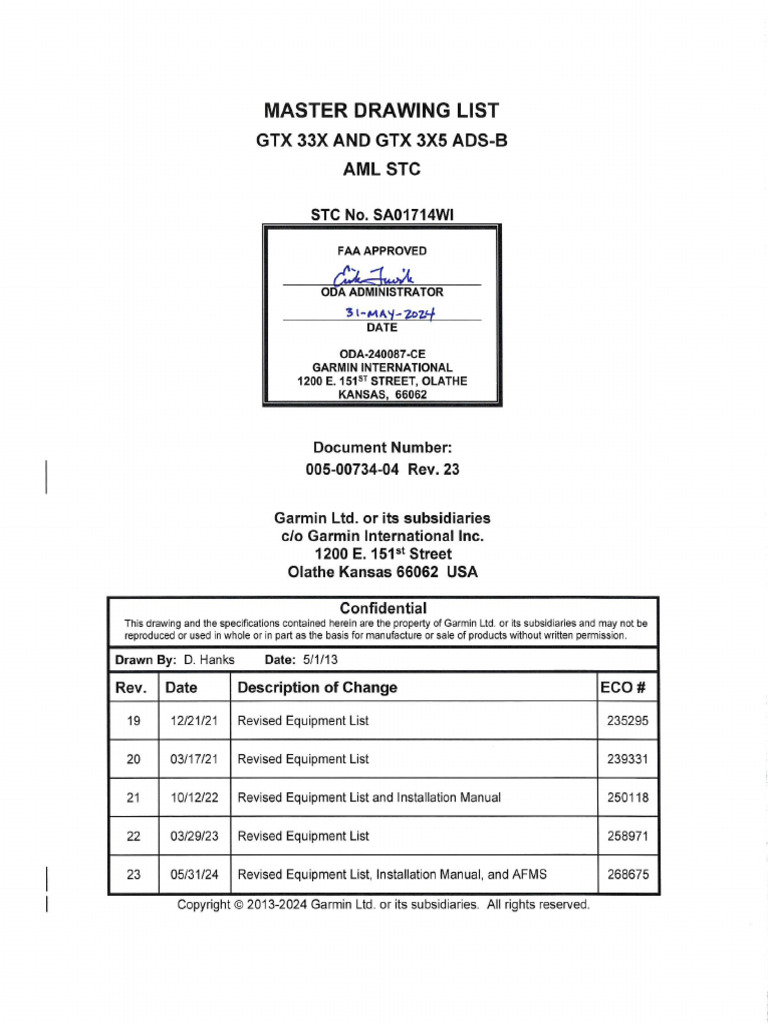 Master Drawing List 005-00734-04 - 23 | PDF | Science & Mathematics ...