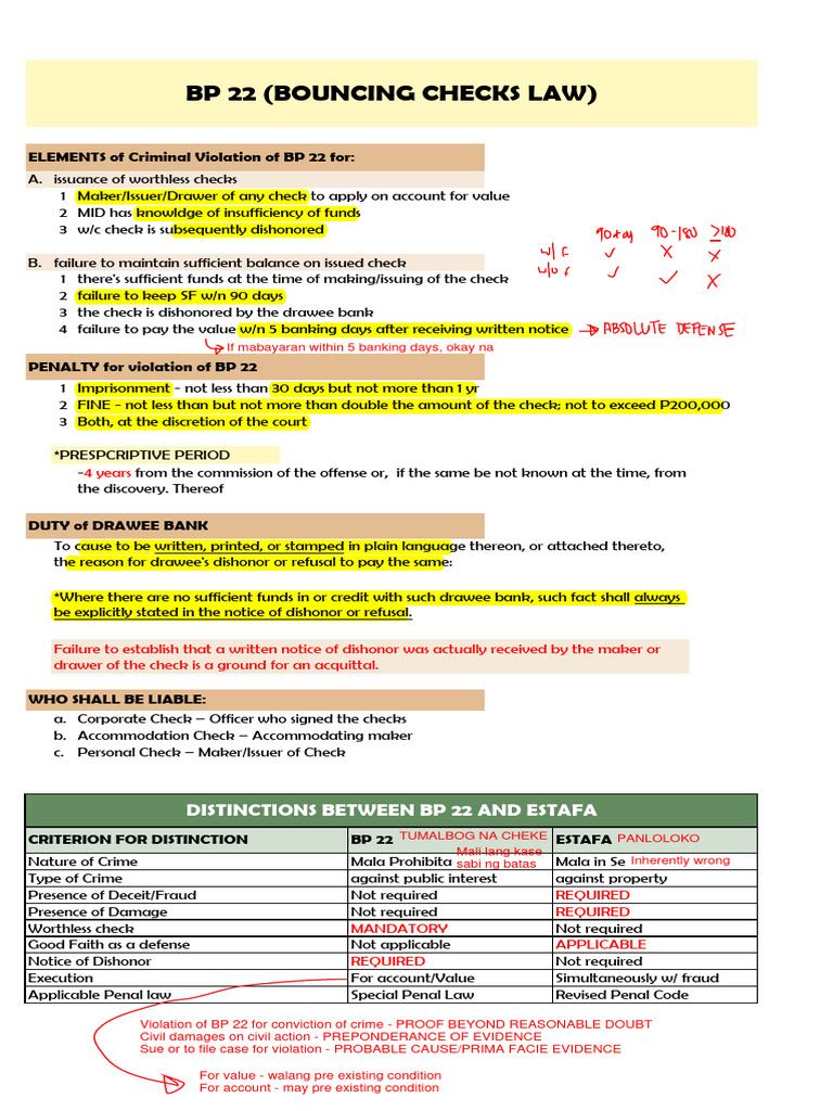 RFBT Anti-Bouncing Checks Law | PDF | Criminal Law | Fraud RFBT Anti-Bouncing Checks Law | PDF | Criminal Law | Fraud