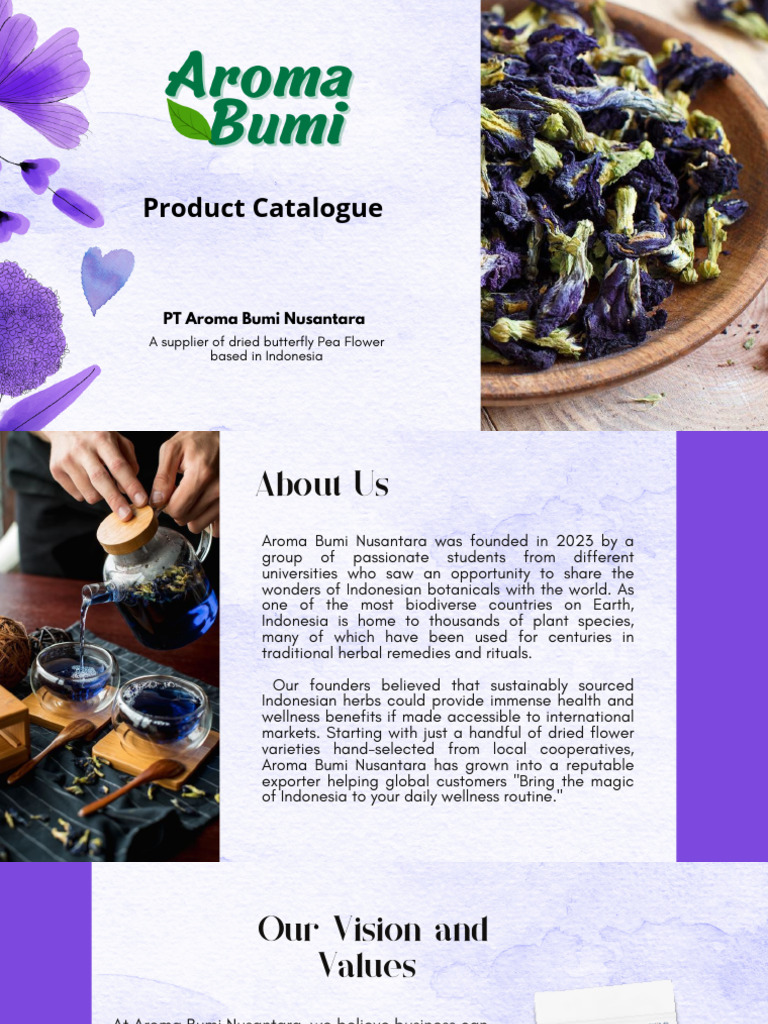 Aroma Bumi Katalog | PDF | Indonesia | Fair Trade