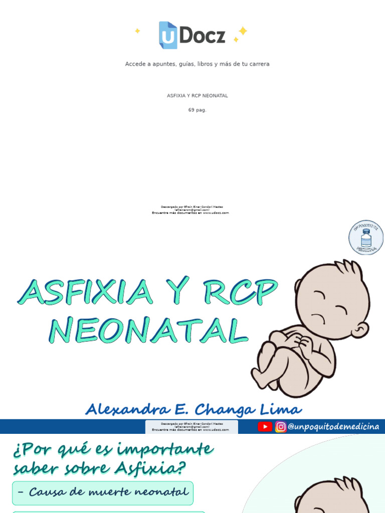 Asfixia y RCP Neonat 111010 Downloadable 4386806 | PDF | Reanimación cardiopulmonar | Feto