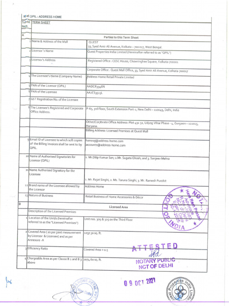 Kolkatta Notary | PDF