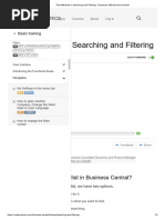Sorting, Searching, and Filtering Lists - Business Central - Microsoft Learn | PDF | Computing ...