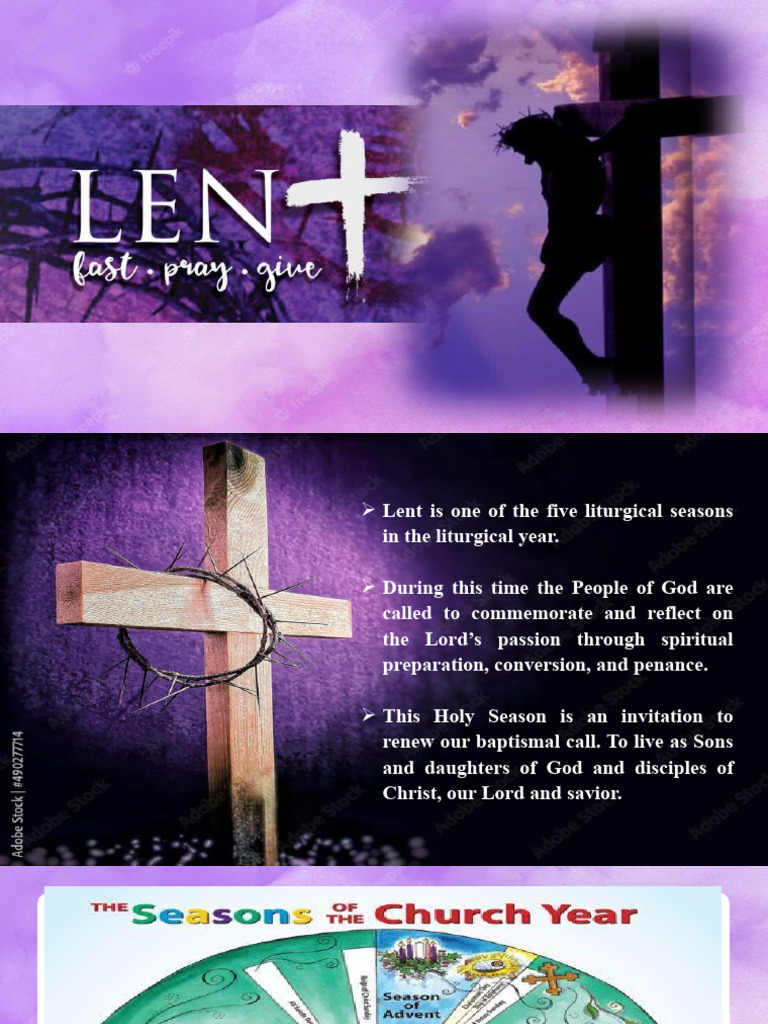 Lent Season | PDF | Lent | Liturgical Year