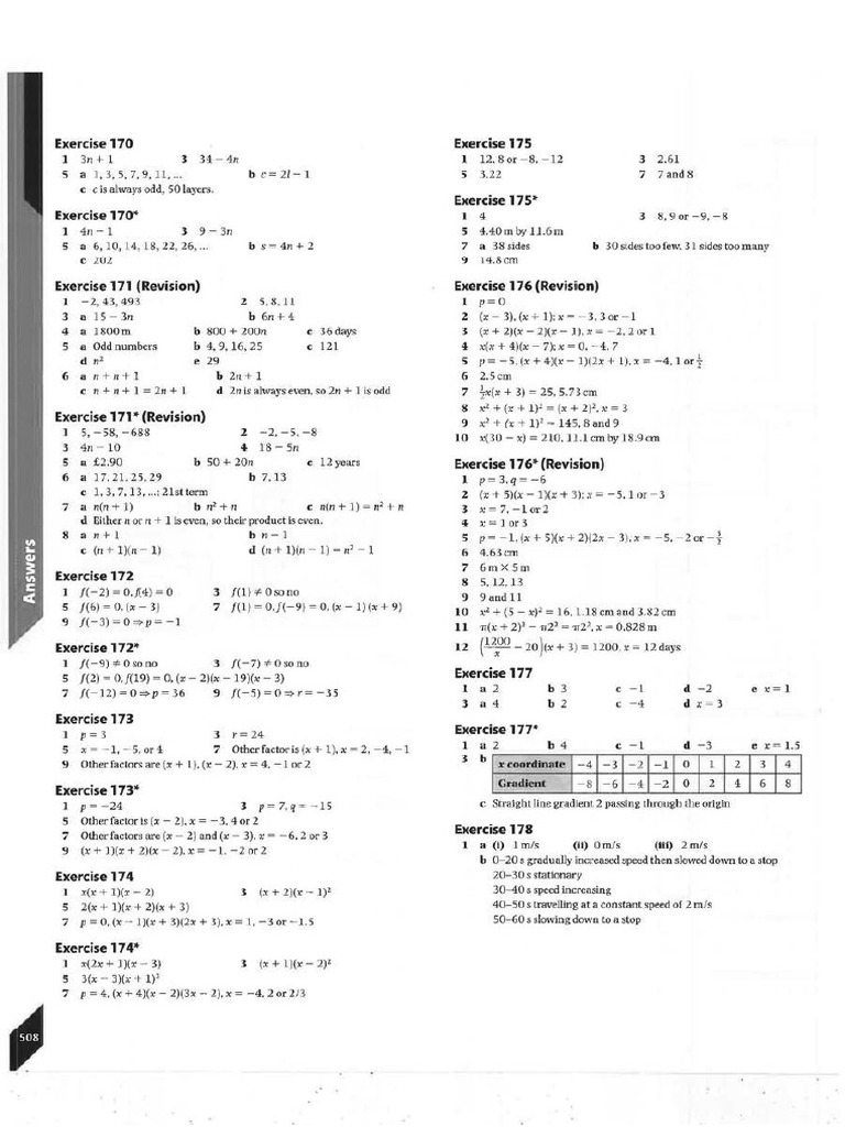 EXERCISE 174 Edexcel Igcse Math B | PDF