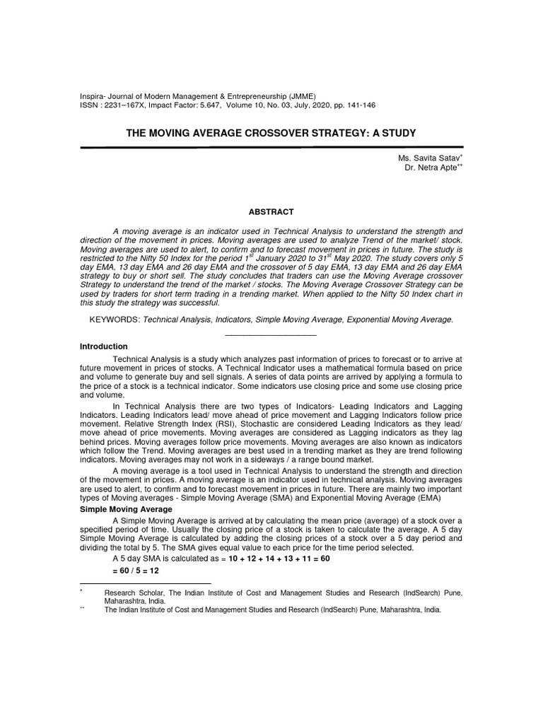 Forcasting | PDF | Technical Analysis | Moving Average