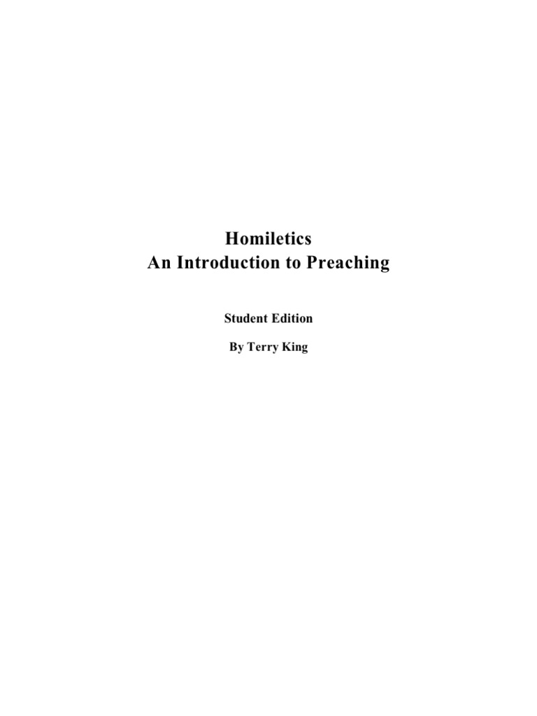 homiletics-student | Download Free PDF | Sermon | Homiletics