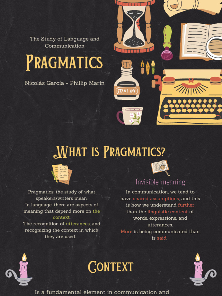 Cap 7 Pragmatics | PDF | Linguistics | Semiotics