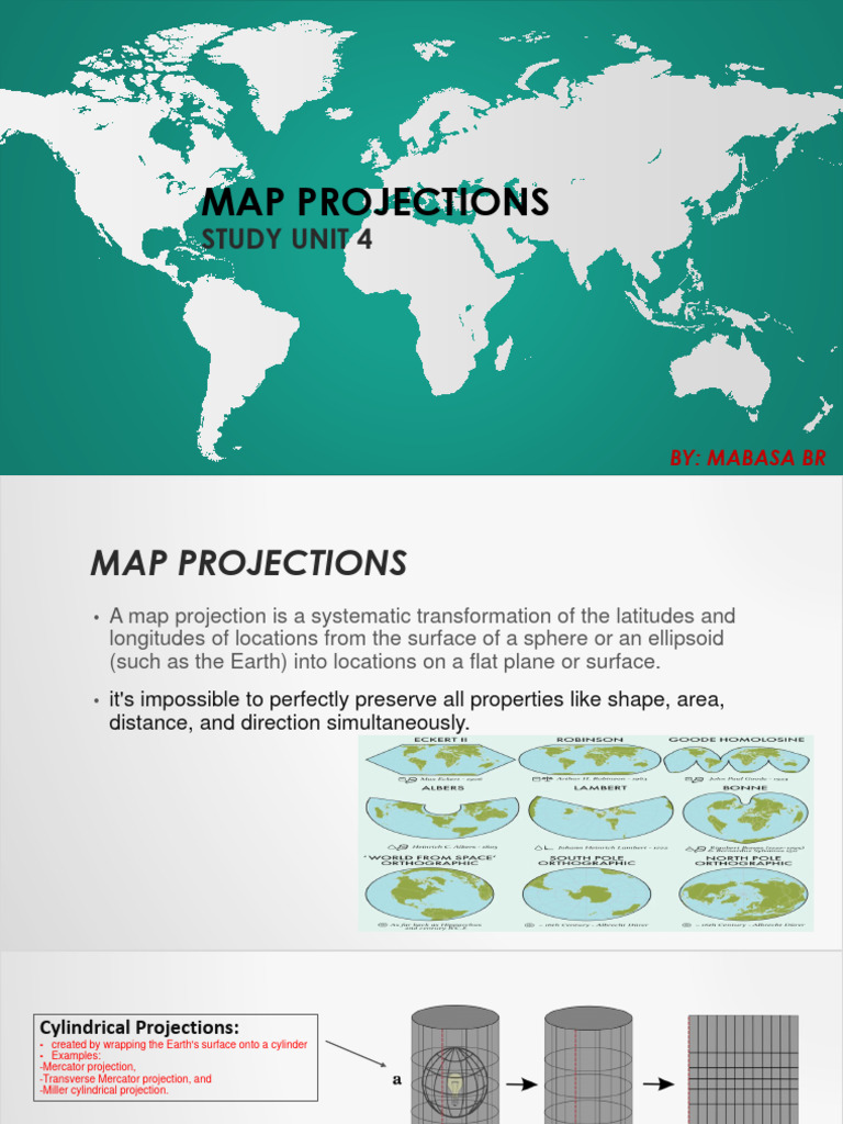 Scar 011 Map Projections | PDF | Geometry | Geography