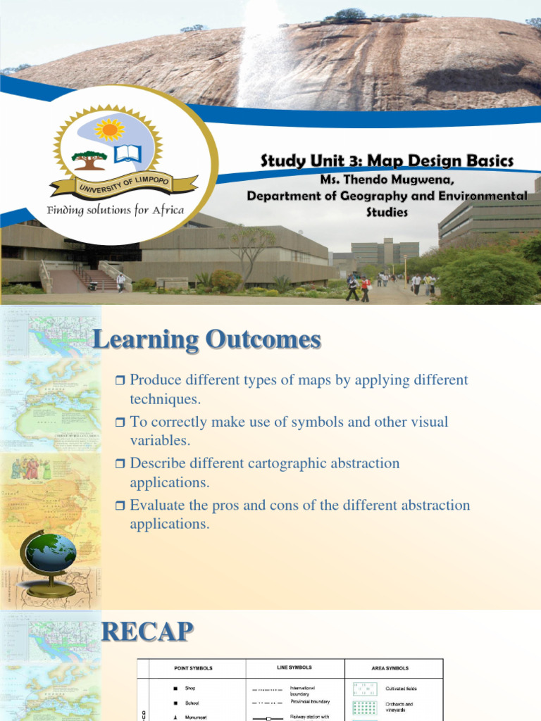 Study Unit 3 Map - Design - Basicsv3 | PDF | Map | Cartography