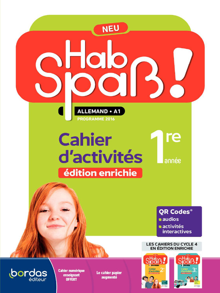 Cahier D Activité 1ere Année A1 H.S. | PDF