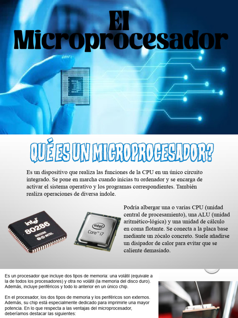 Guía de Microprocesadores: Intel y AMD | PDF | Microprocesador ...