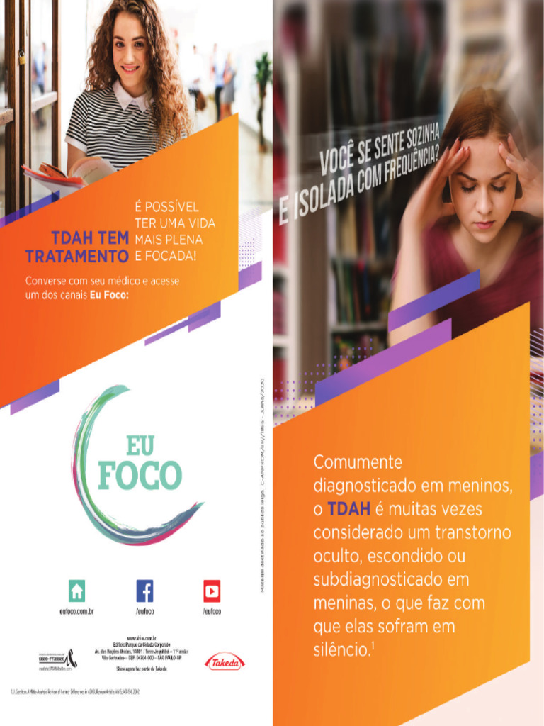 TDAH Folheto Meninas BX | PDF