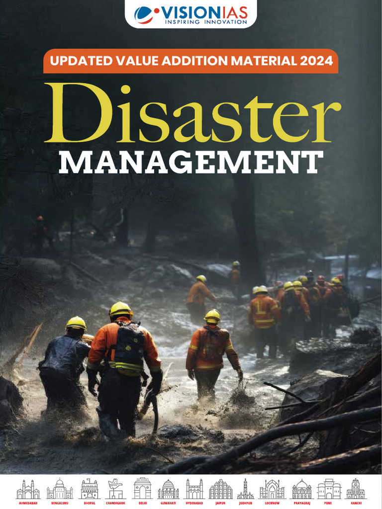 Vision IAS VAM Disaster Management 2024 | PDF | Hazards | Natural Disasters
