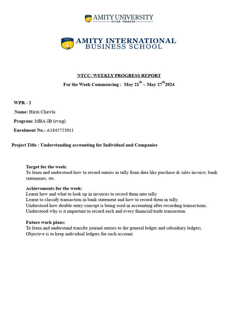 NTCC 2 | PDF | Finance & Money Management
