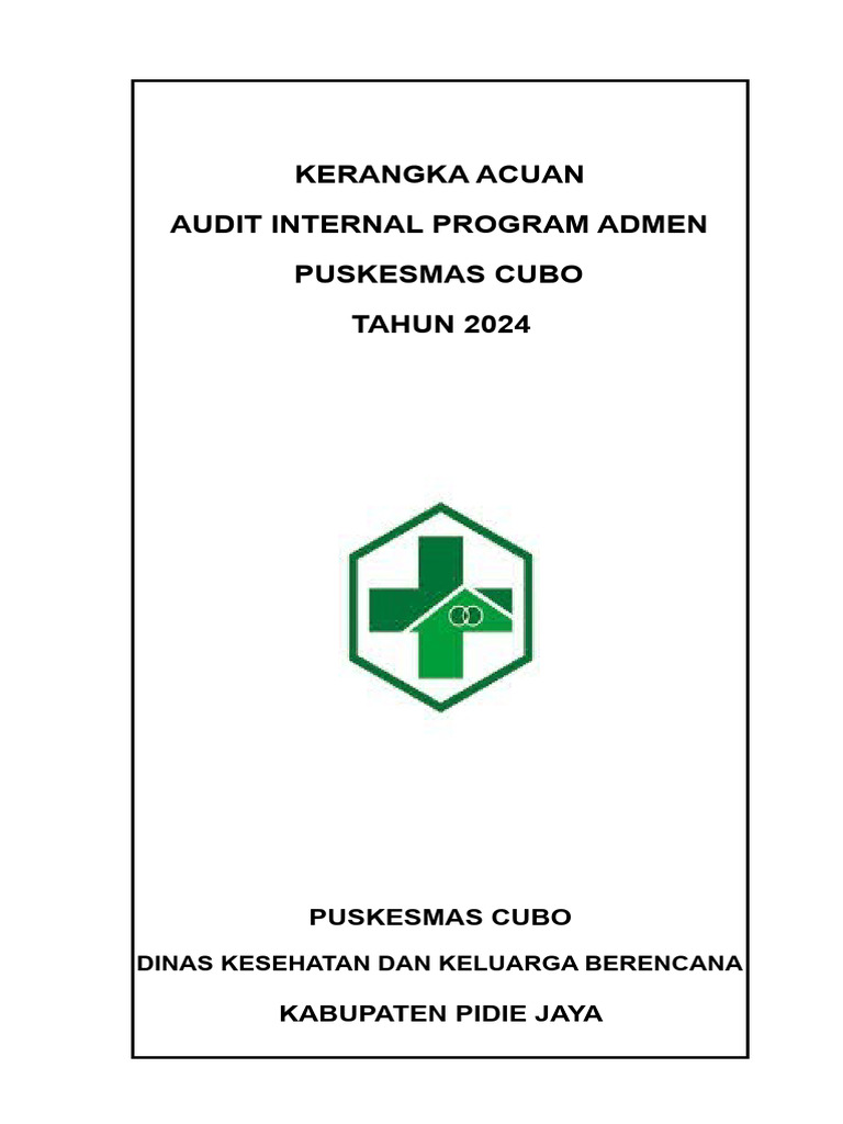 KAK AUDIT (1) Salinan | PDF | Pengelolaan Keuangan & Uang