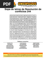 Sopa de Letras: Cuidado del Medio Ambiente | PDF