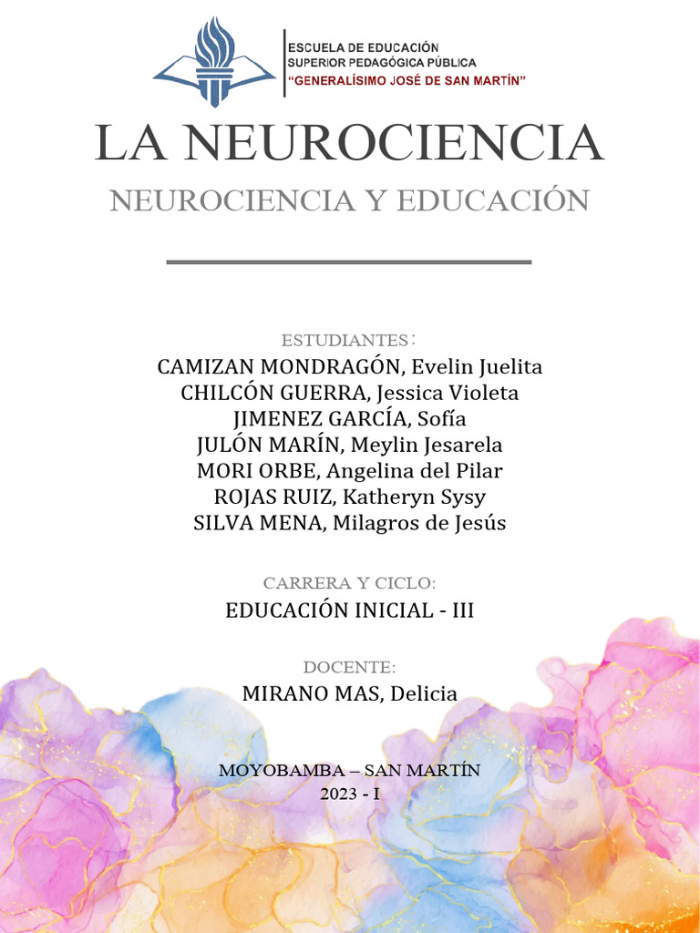 LA NEUROCIENCIA | PDF | Cerebro | Neurociencia