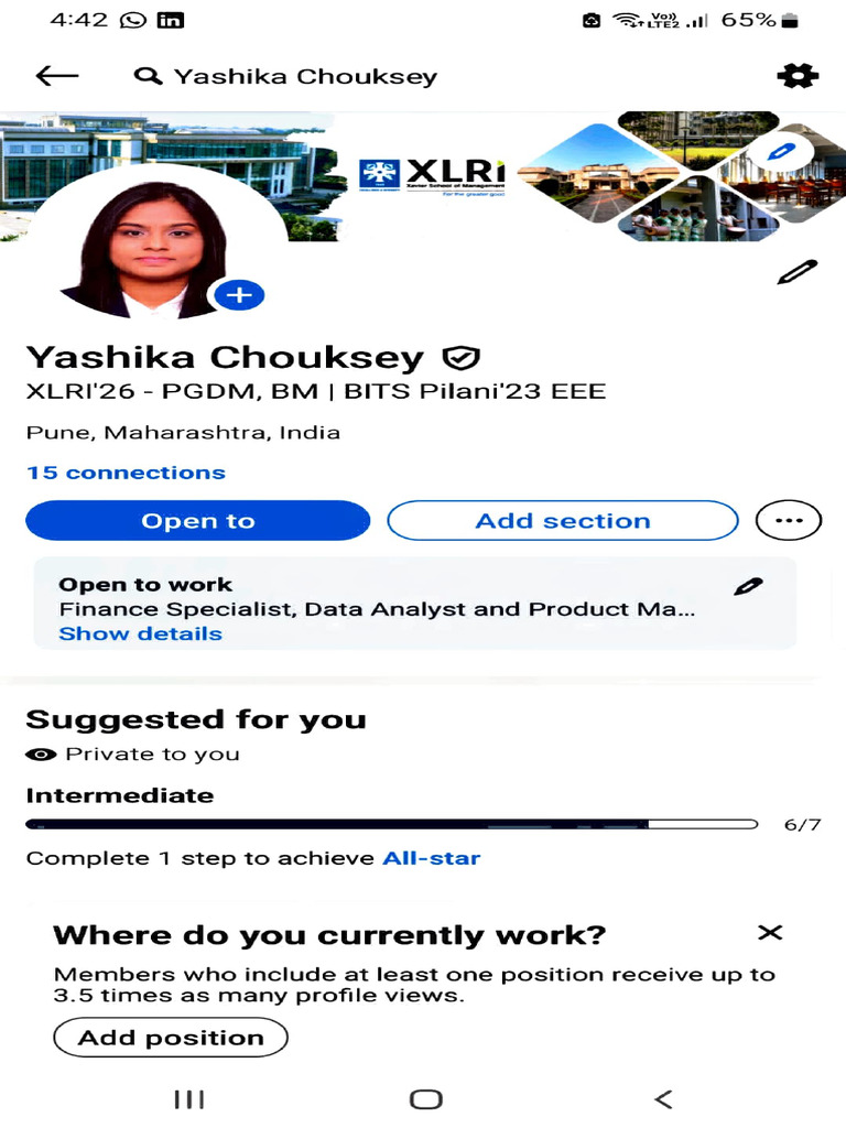 Linkedin Task 1 | PDF | Career & Growth | Computers Linkedin Task 1 | PDF | Career & Growth | Computers