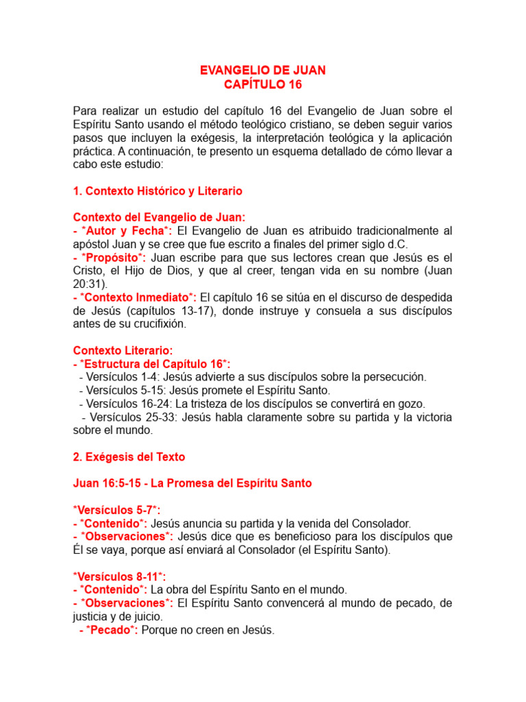 Evangelio de Juan Ii | PDF | espíritu Santo | Juan el apóstol