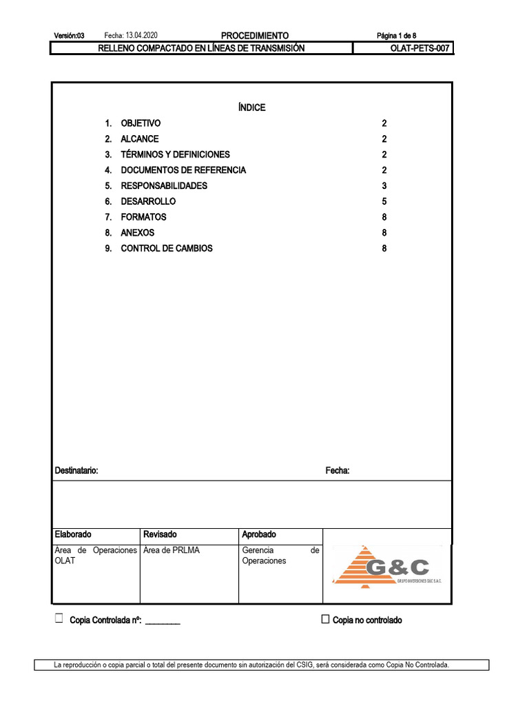 OLAT-PETS-07. Relleno Compactado LT | PDF | Seguridad y salud ...