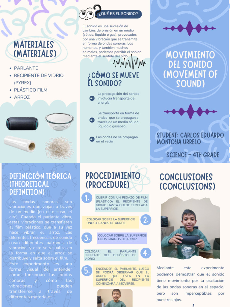 Triptico CE | PDF | Sonido | Olas