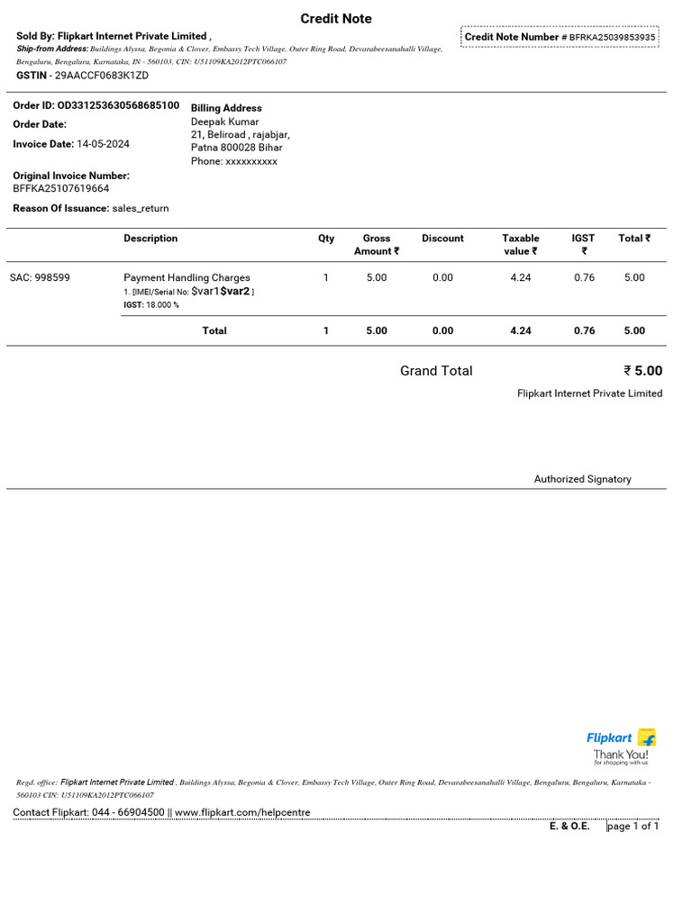 Od 331253630568685100 | PDF | Invoice | Trade